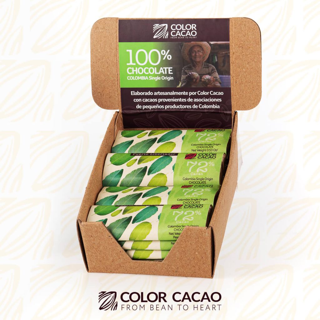 Barras de Chocolate - Color Cacao
